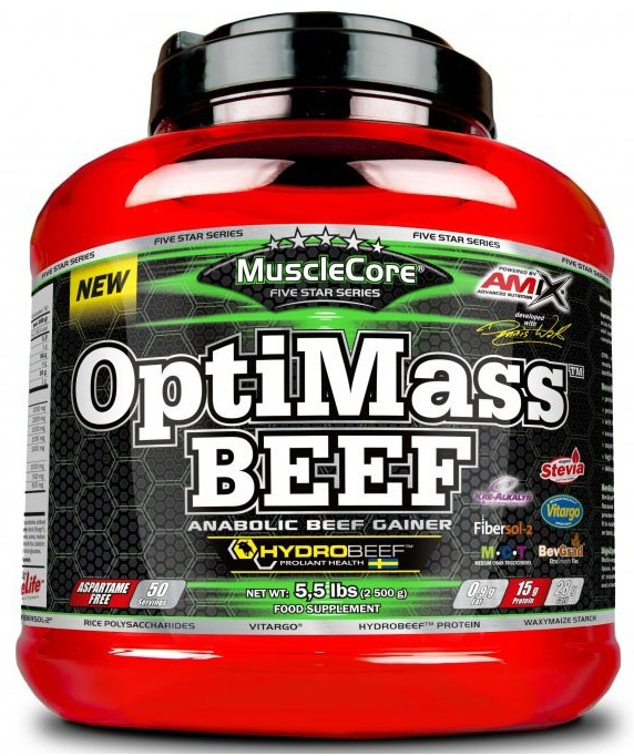 OptiMass Beef Gainer купить Киев и Украина ≡ Цена, отзывы, быстрая ...